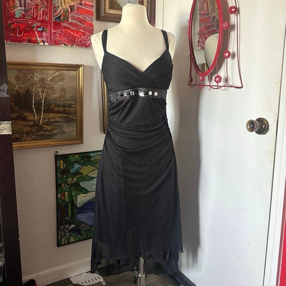 Ruby Rox Black Formal Maxi Dress - Gem